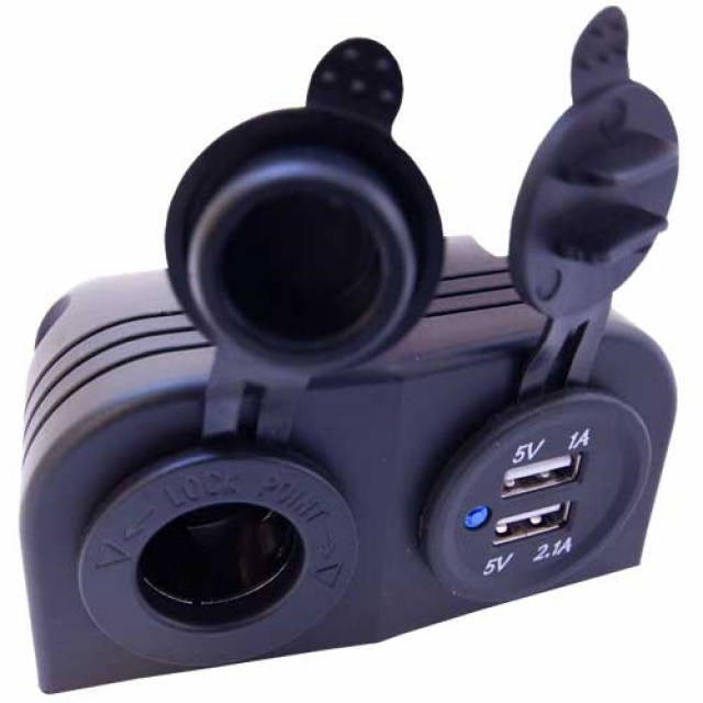 Uttag USB 12V - Husvagn, Husbil, Van & Båt | Campingvaruhuset