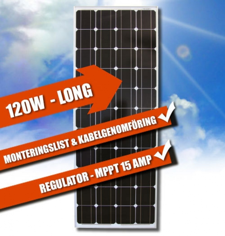 Solpanel - 12V - Husvagn, Husbil, Fritidshus & Båt | Campingvaruhuset