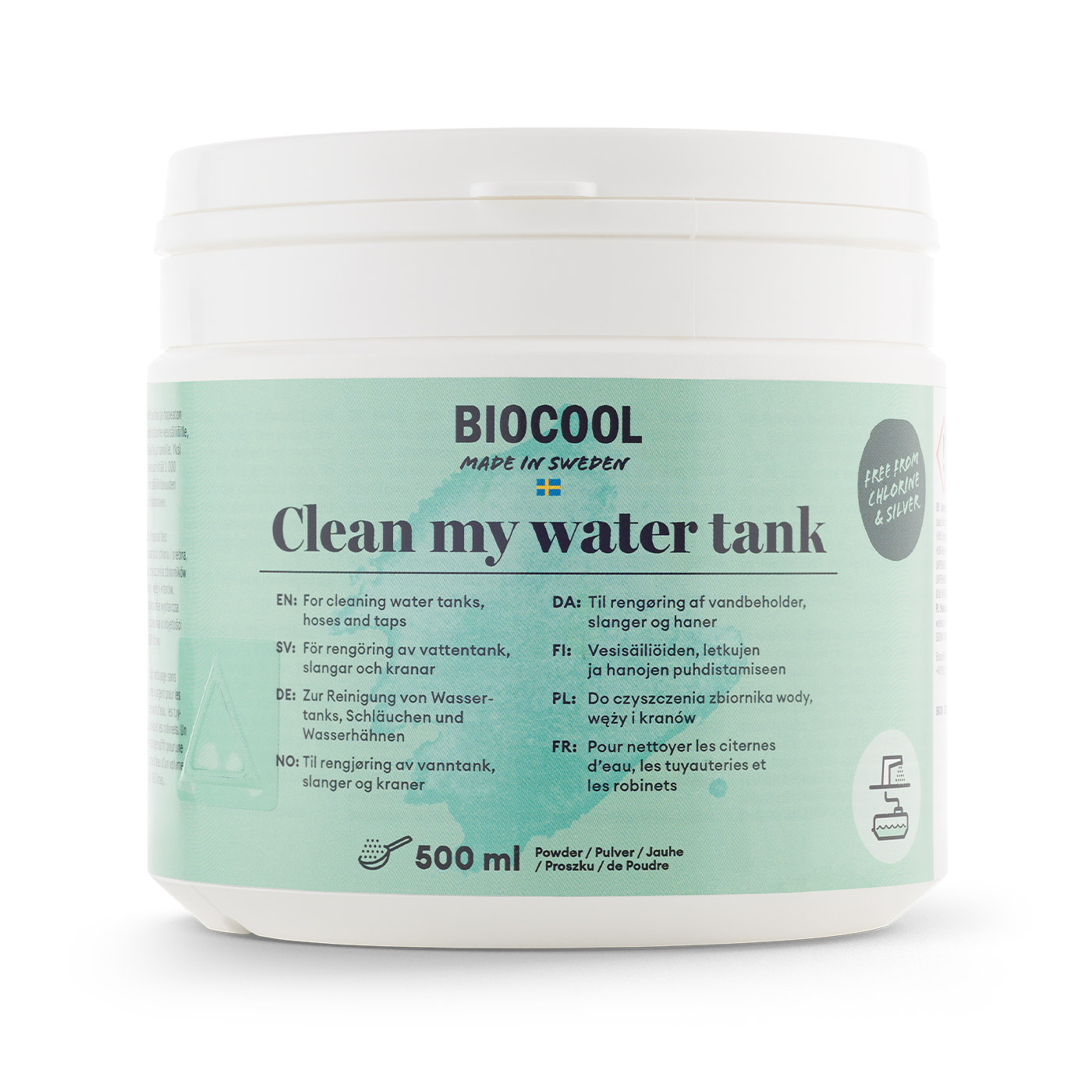 Biocool Clean My Water Tank Granulat | Köp hos Campingvaru